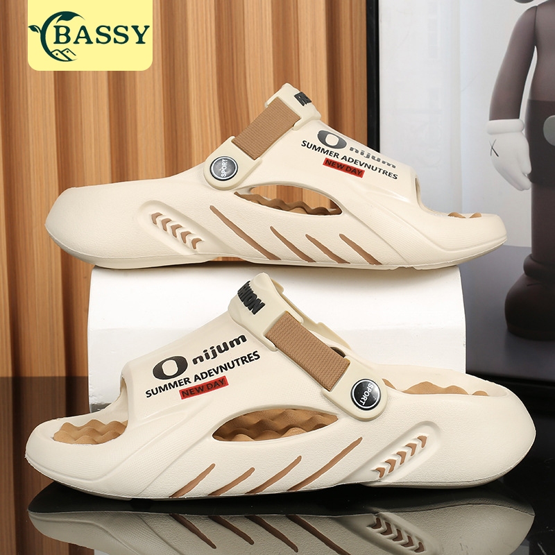 Jual BASSY Sandal Pria Terbaru 2026 | Slip On Selop Karet Anti Slip ...