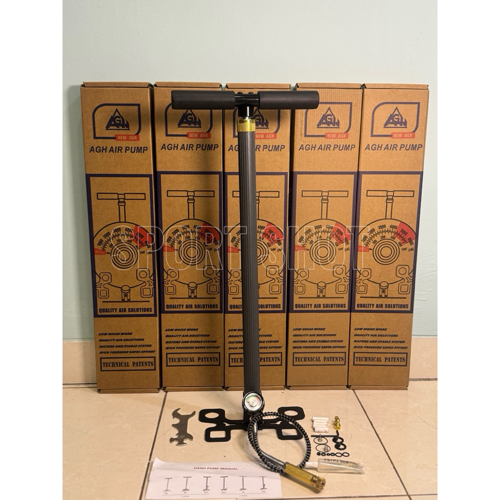 Jual Pompa pcp 4 stage merk AGH Air Pump tekanan 6000 psi | Shopee ...