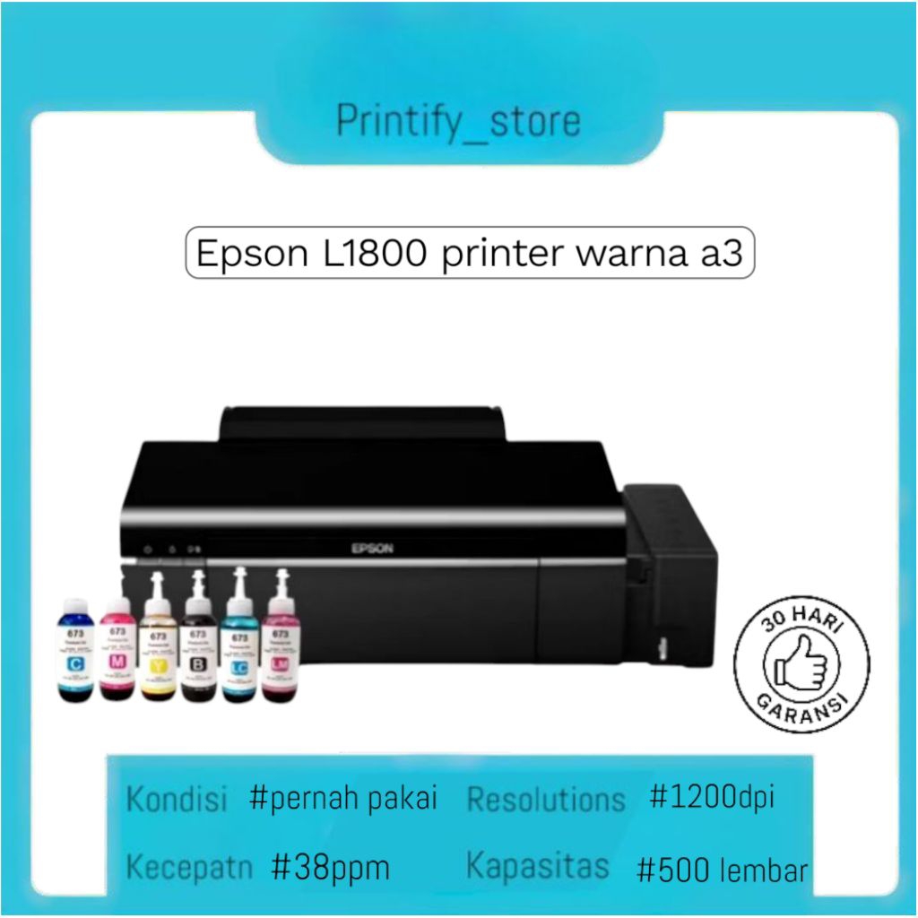 Jual Epson L800 printer warna a3 | Shopee Indonesia