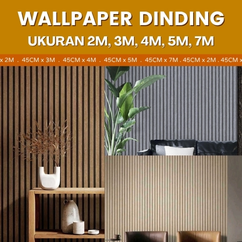 Jual Wallpaper Sticker Ruang Tamu Minimalis Walpaper Stiker Panel Meja ...
