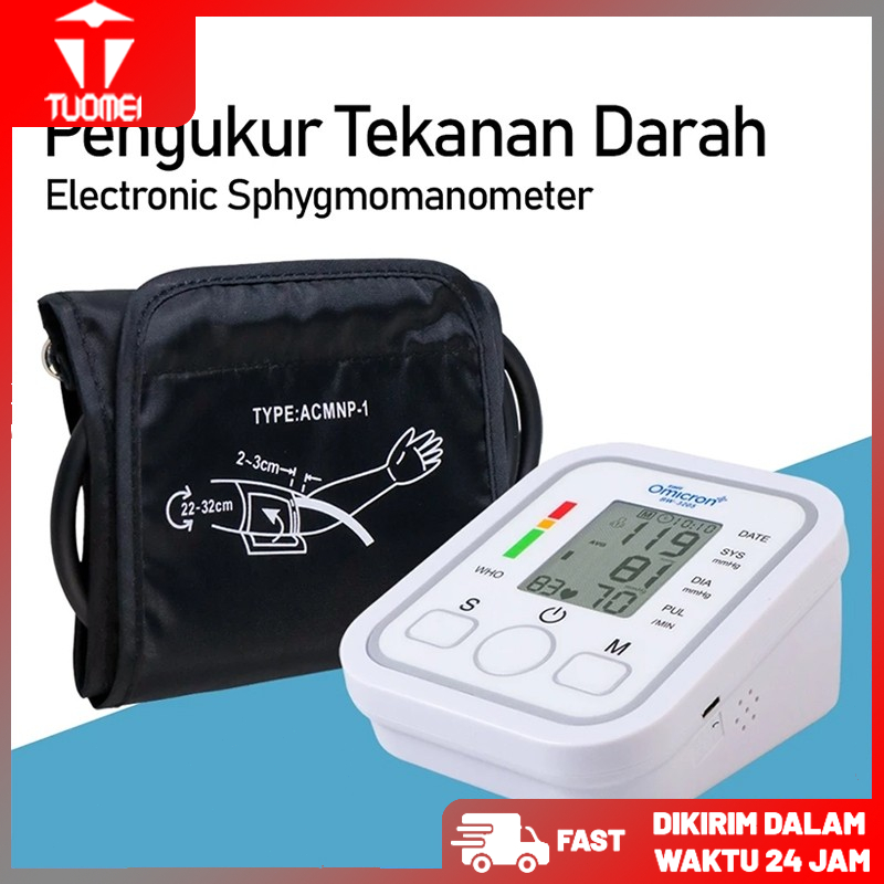 Jual Taff omicron tensimeter digital alat tensi darah/pengukur tekanan ...
