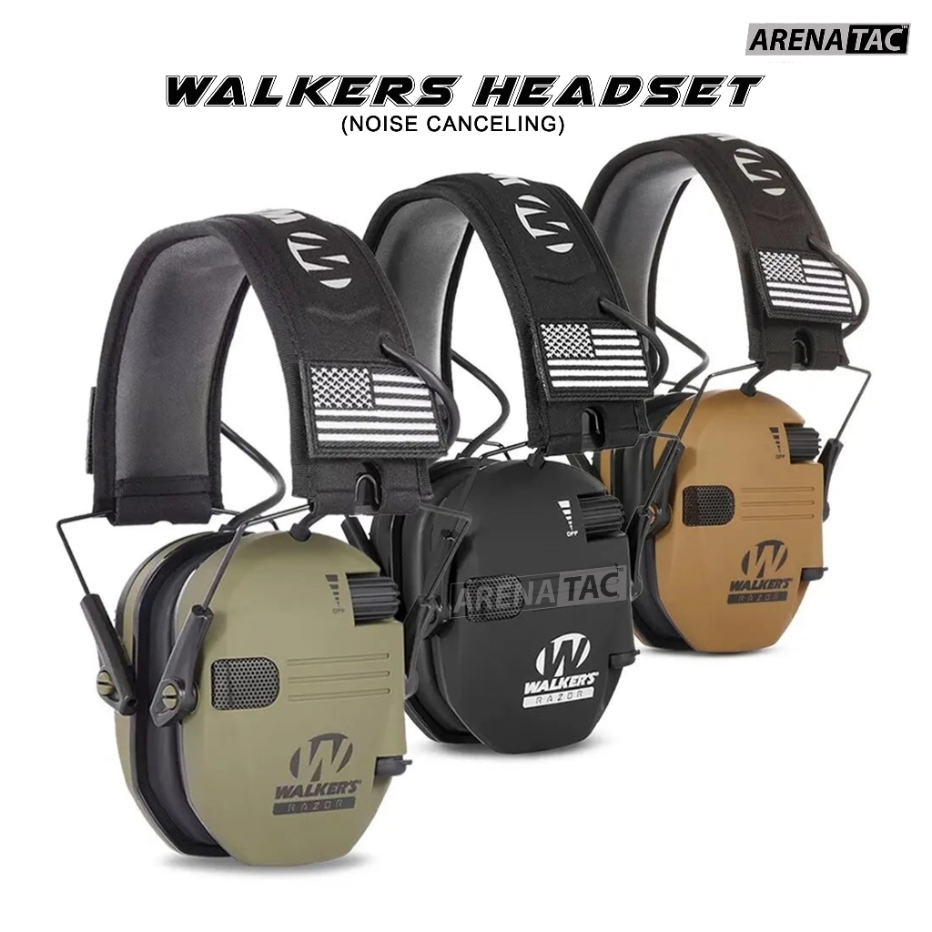 Jual Arenatac - Walkers Razor Tactical Earmuff – Headset Pelindung ...
