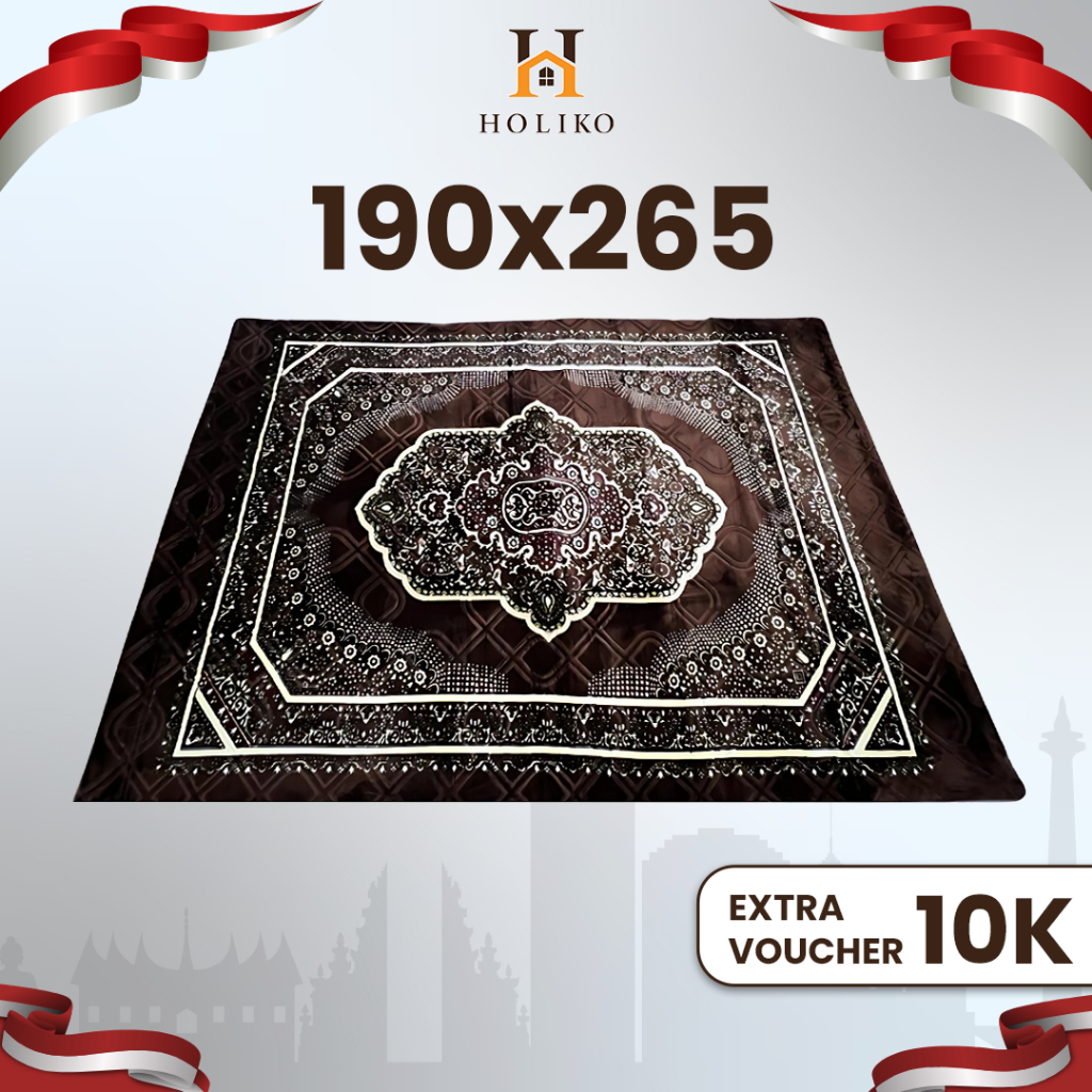 Jual Karpet Busa Malaysia 190X265 Motif Turki Polyester Silk Besar ...