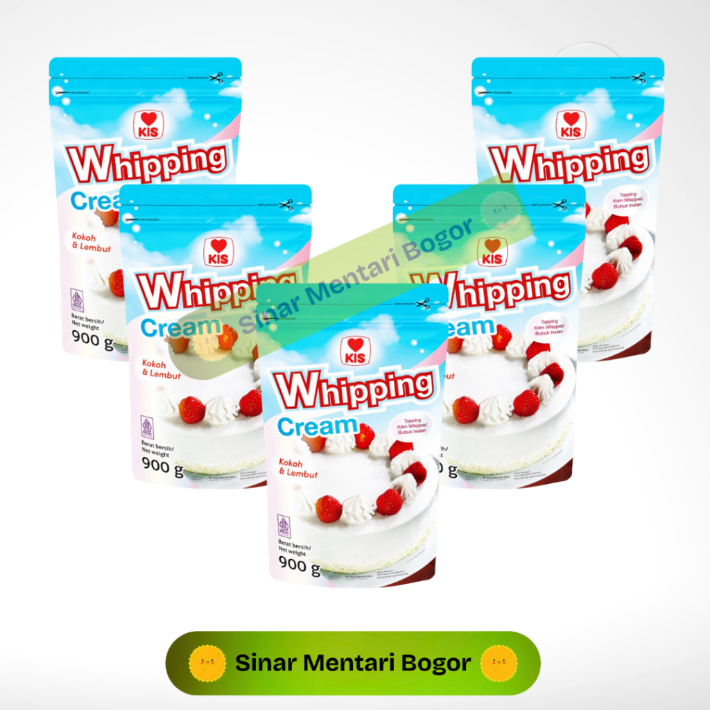 Jual KIS Whipping Cream Bubuk 900 gr / Whipping Cream Bubuk 900gr ...