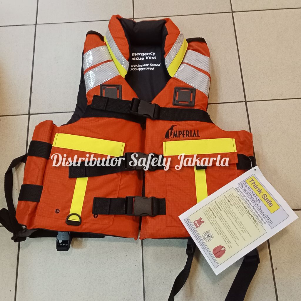 Jual Life Jacket Imperial / Jacket Pelampung Emergency Rescue Imperial ...