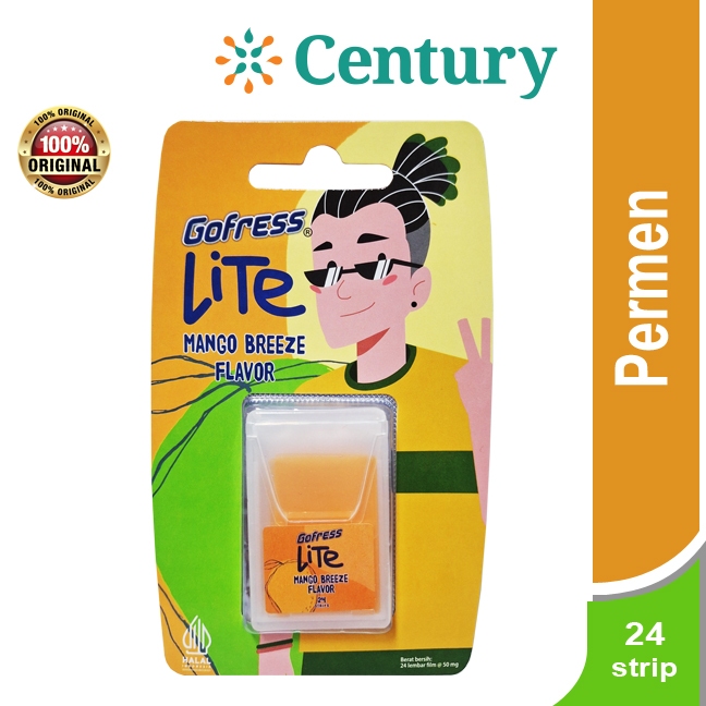 Jual GOFRESS LITE MANGO BREEZE ISI 24 PERMEN /MAKANAN / PERMEN PELEGA ...