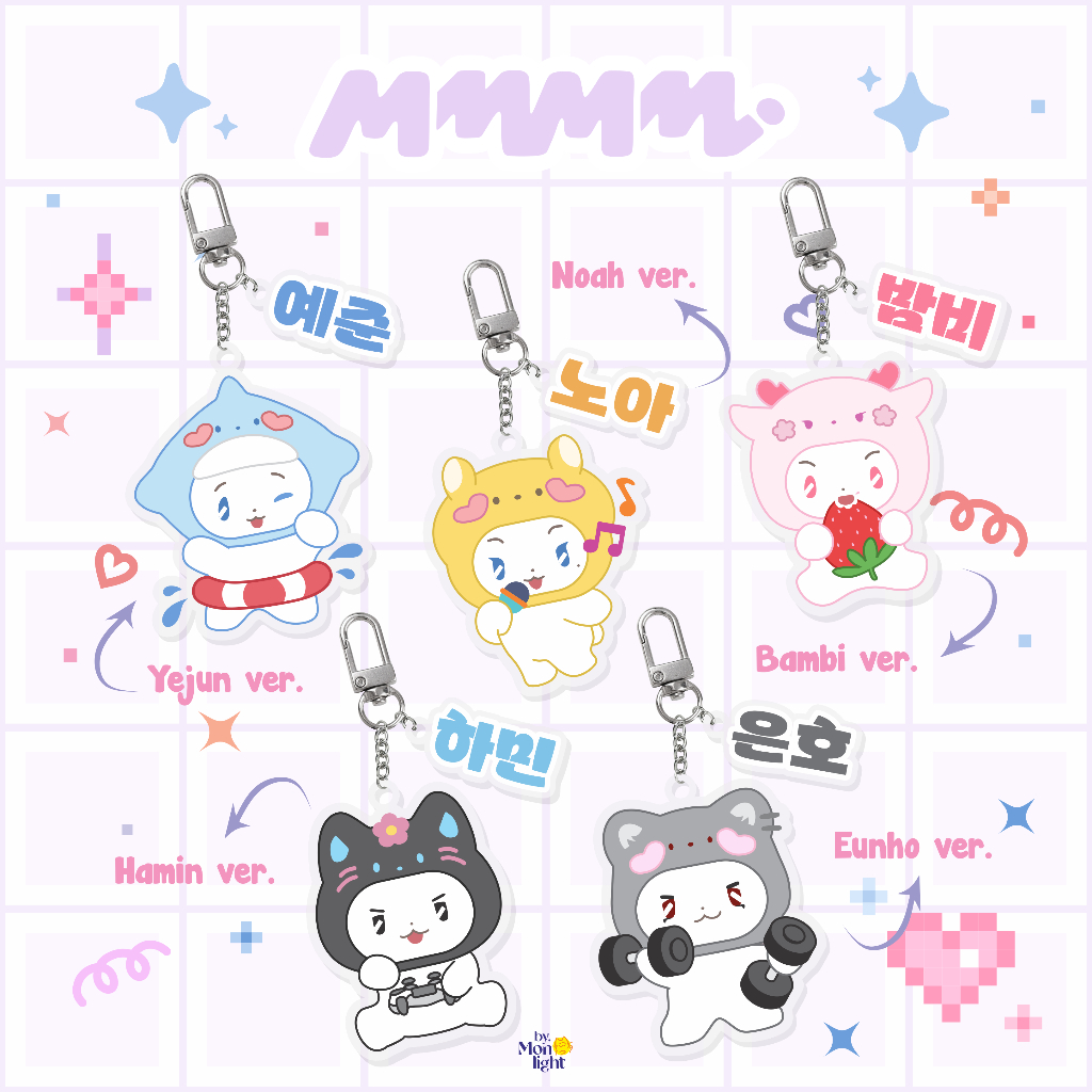 Jual PLAVE - MMMM Character ver. Acrylic Keyring/ Ganci (Baca deskripsi ...