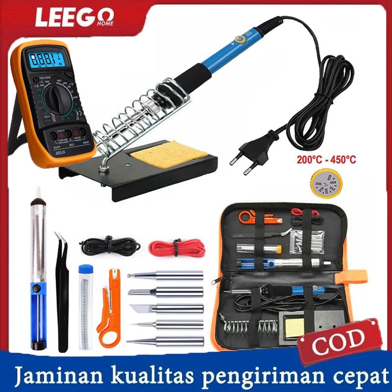 Jual Set Solder Listrik Lengkap dengan Multimeter Iron Tool Kit 220V ...