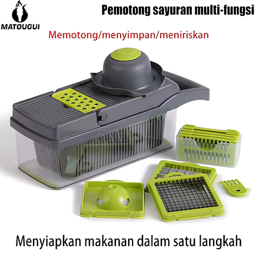 Jual Matougui Parutan 22 in 1 – Potong, Pengupas Sayur Buah | Chopper ...