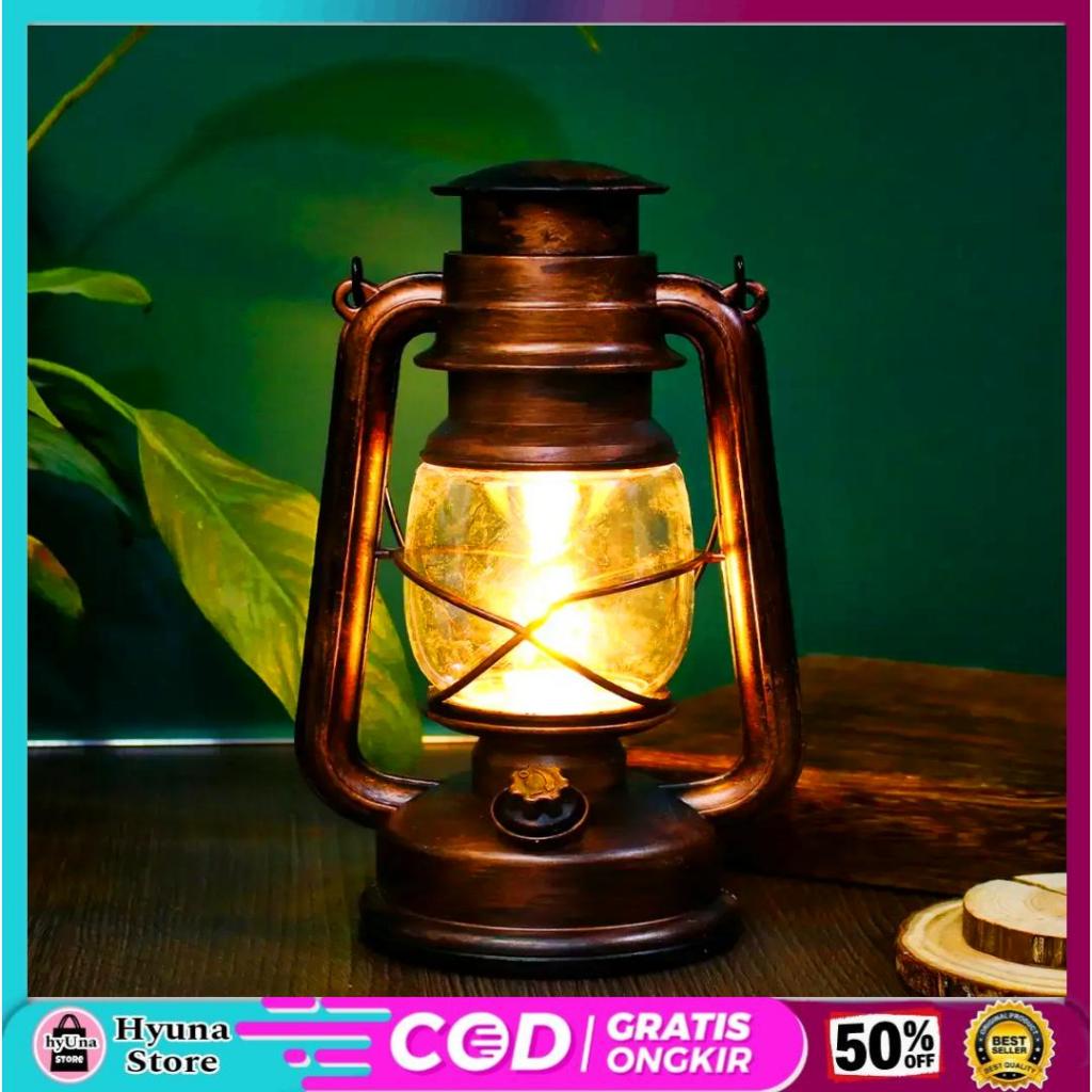 Jual Lampu Led Lentera Gantung Cafe Resto Lampu Teplok Camping Retro ...