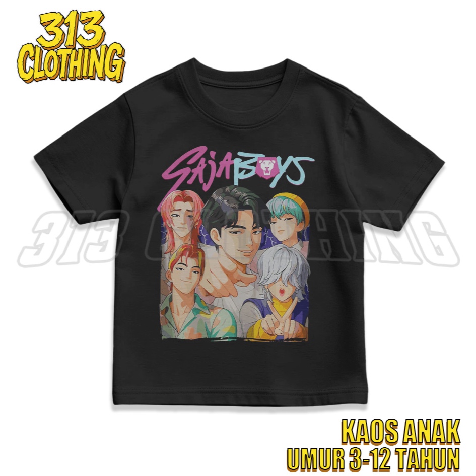 Jual Kaos Anak Saja Boys Kpop Demon Hunters / Atasan Baju Anak Kpop ...