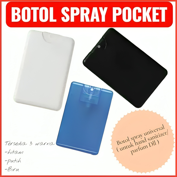 Jual Botol Spray Pocket untuk Hand Sanitizer/Parfum DII 20ml Botol ...