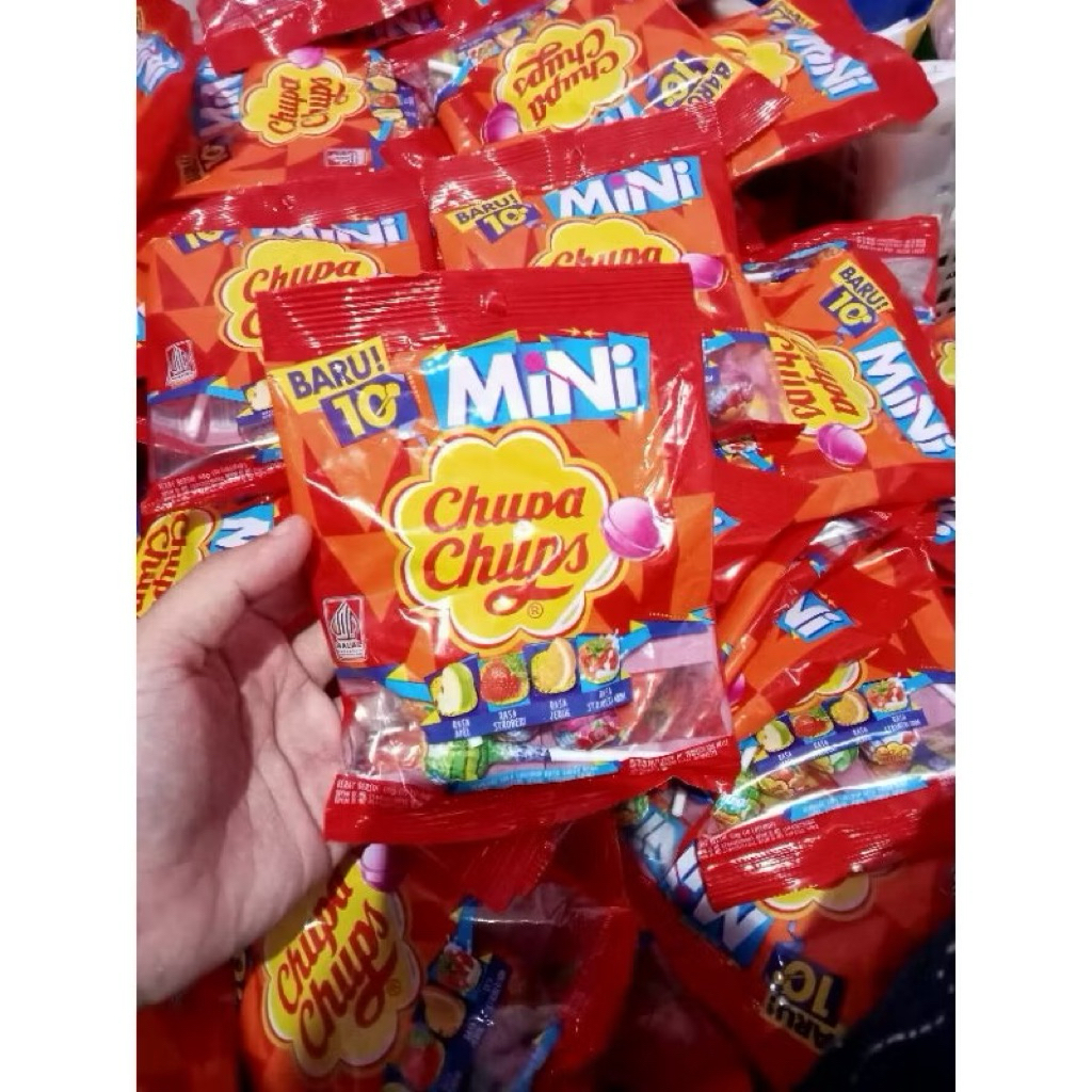 Jual Chupa Chups Mini Lollipop isi 10 | Shopee Indonesia