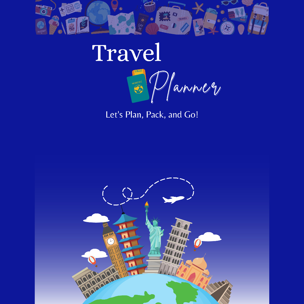 Jual Travel Planner PDF (Bisa Custom) - Planner liburan/Itinerary ...