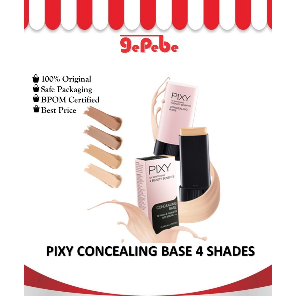 Jual PIXY Concealing Base 4 shades | Shopee Indonesia