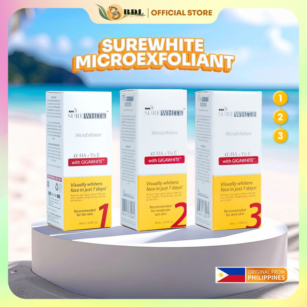 Jual RDL Surewhite Microexfoliant Toner RDL No 1 2 3 Memperbaiki Wajah ...