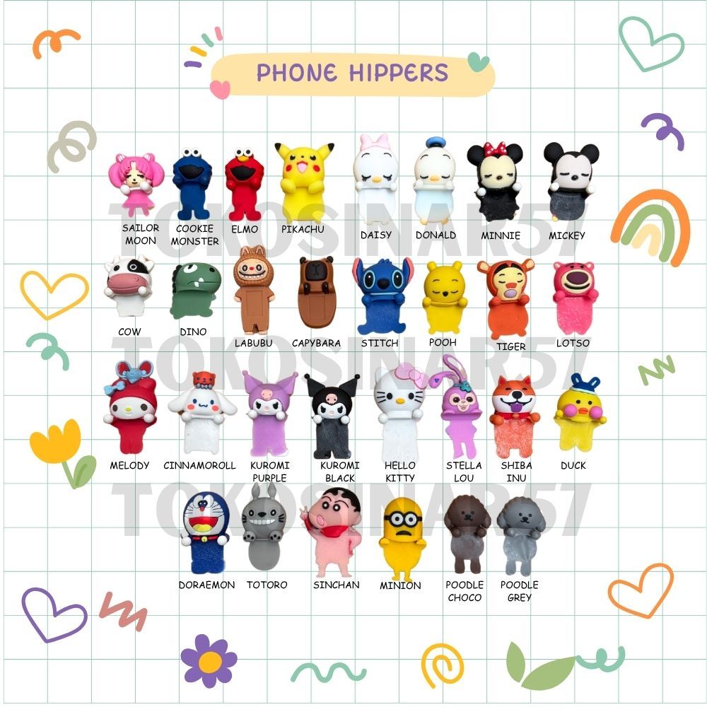 Jual Hippers HP - Boneka Intip - Phone Charm - Tempelan HP - capybara ...