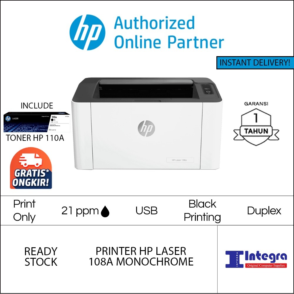 Jual Printer HP 108A | M108A Laserjet Monochrome Mono Print Only (Not ...