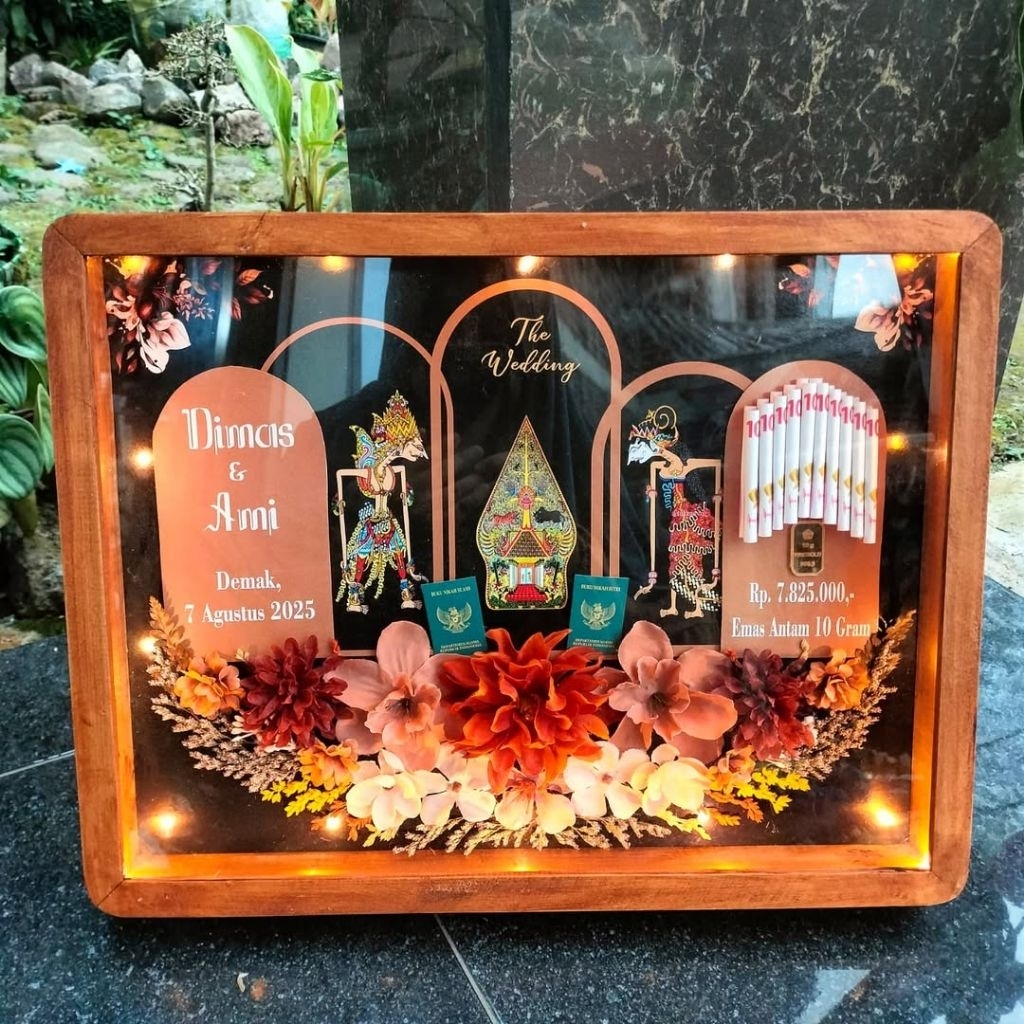 Jual Mahar Wayang Rama Shinta Tema Rustik Ukuran besar | Shopee Indonesia