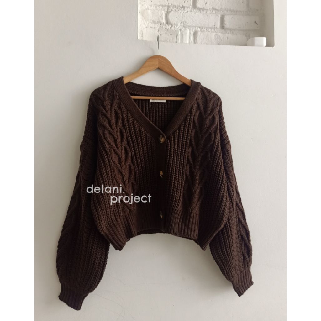 Jual Jiminie Crop Cardi Delani.project | Shopee Indonesia