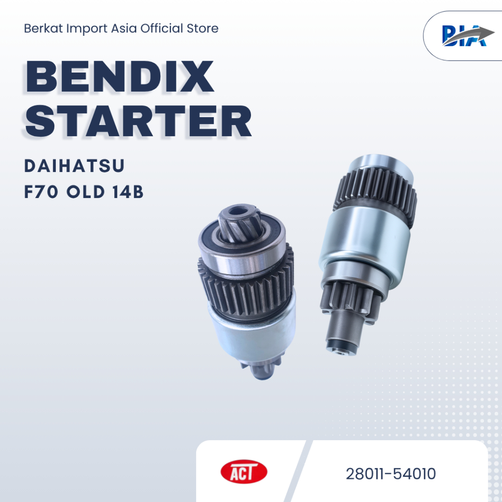 Jual Bendix Starter HT130 / Rino14B / V83 / F70 Old (11T) | Shopee ...