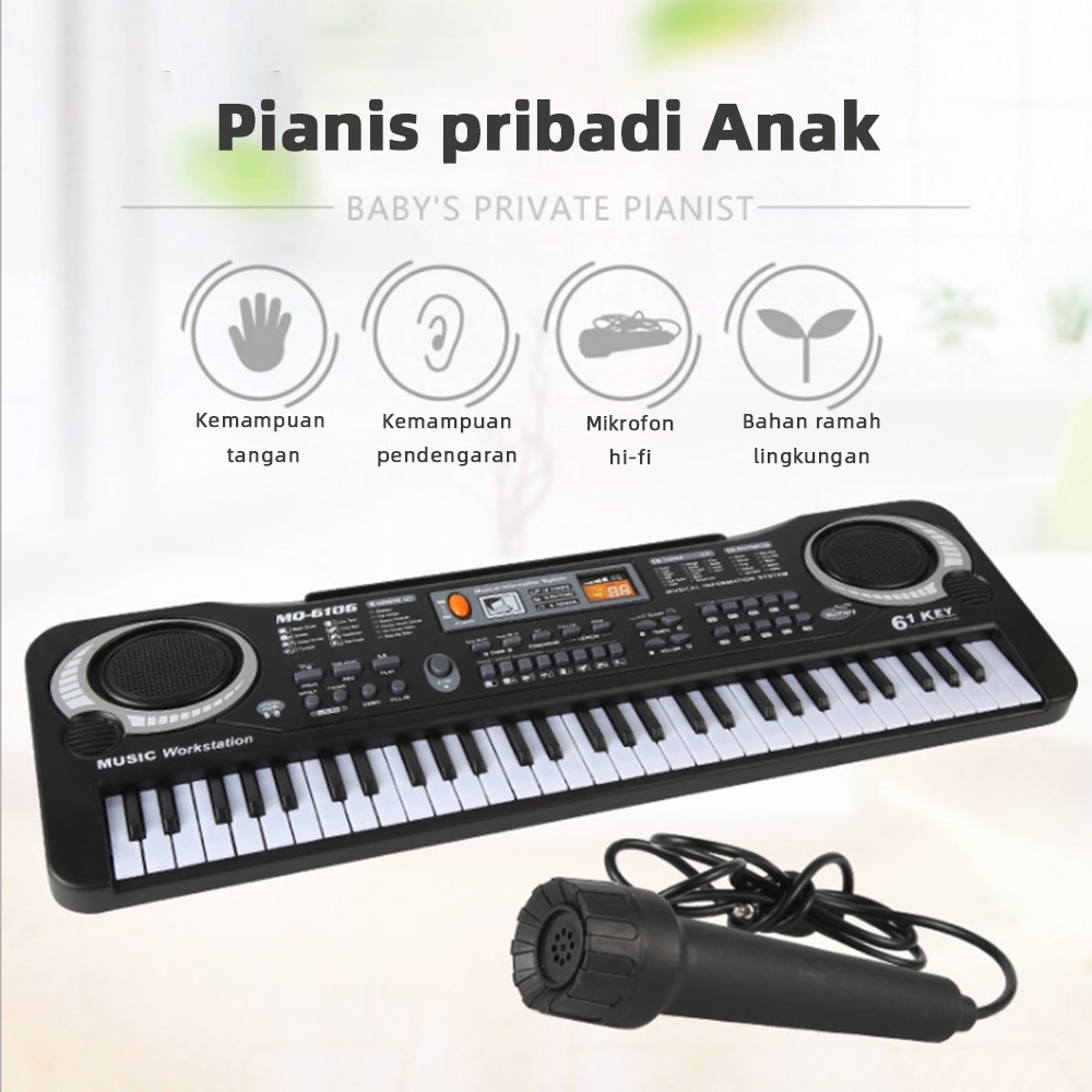 Jual Digital Piano Keyboard Elektronik 61 Keys Keyboard Mini Mop Murah ...