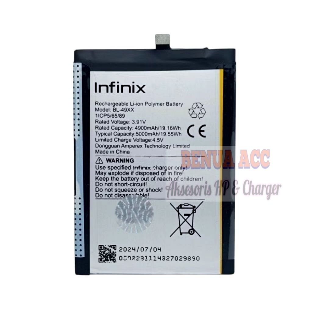Jual Baterai Infinix Note 40 • Note 40 Pro 5G • GT 20 Pro ( BL-49XX ...