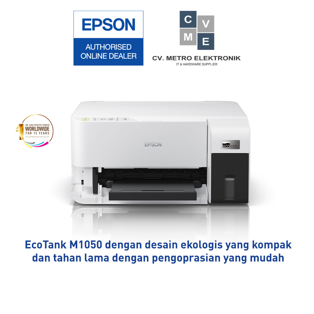 Jual Printer EPSON M1120 M-1120 M1050 M-1050 Pigment Monochrome Print Only F4 Legal Wifi Resmi ...