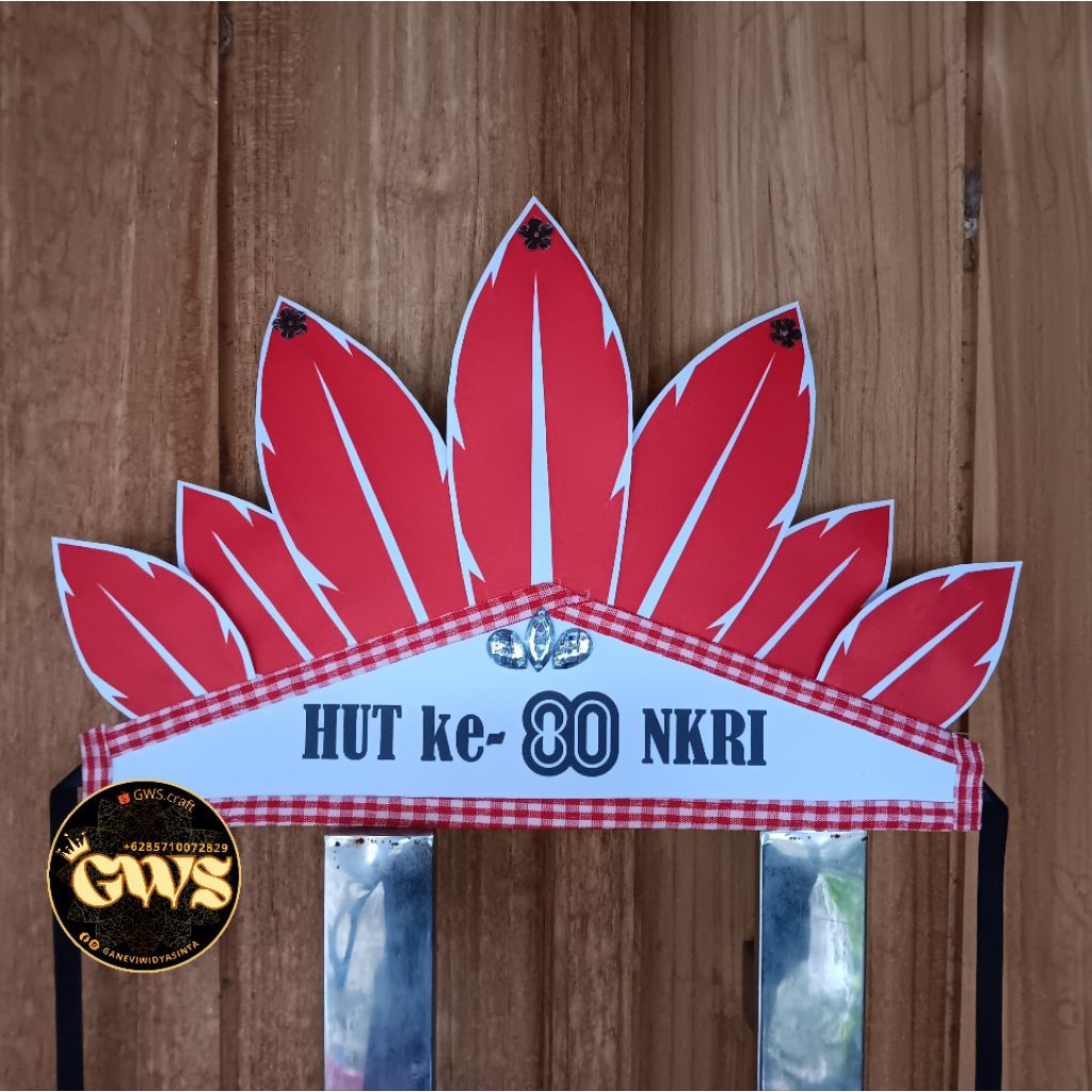 Jual PAPER CROWN Mahkota Merah Putih HUT RI / HIASAN KEPALA / AGUSTUS ...
