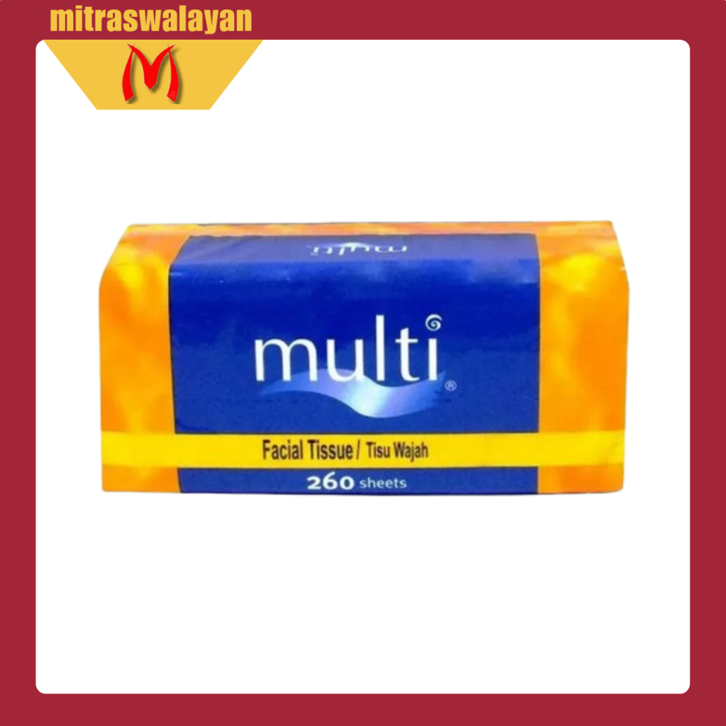 Jual MULTI Facial Tissue Isi 260 Sheet 2 ply | Shopee Indonesia