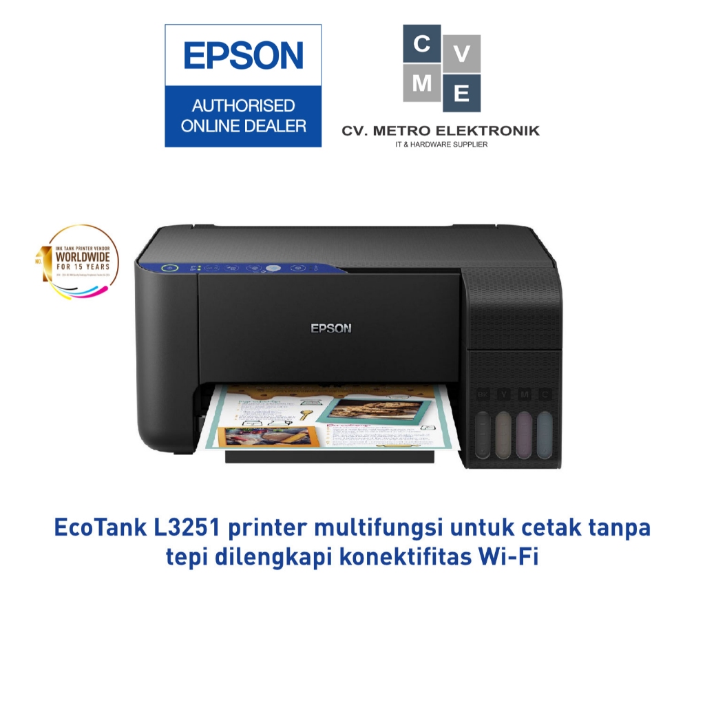 Jual EPSON Printer Epson L3250 L-3250 L 3250 L3251 L-3251 L 3251 Pengganti L3150 L-3150 Wifi ...
