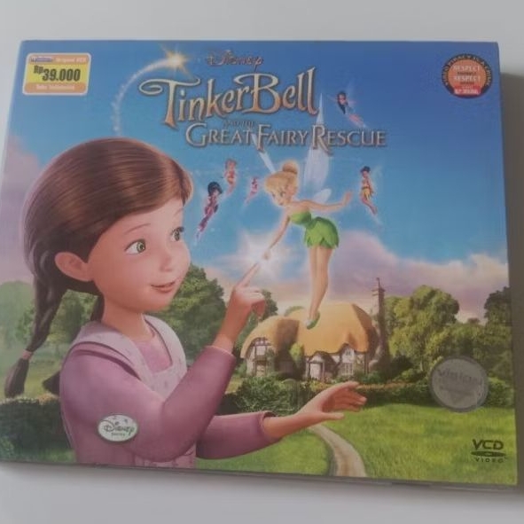 Jual VCD Original Tingkerbell - And The Great Fairy Rescue Disney ...