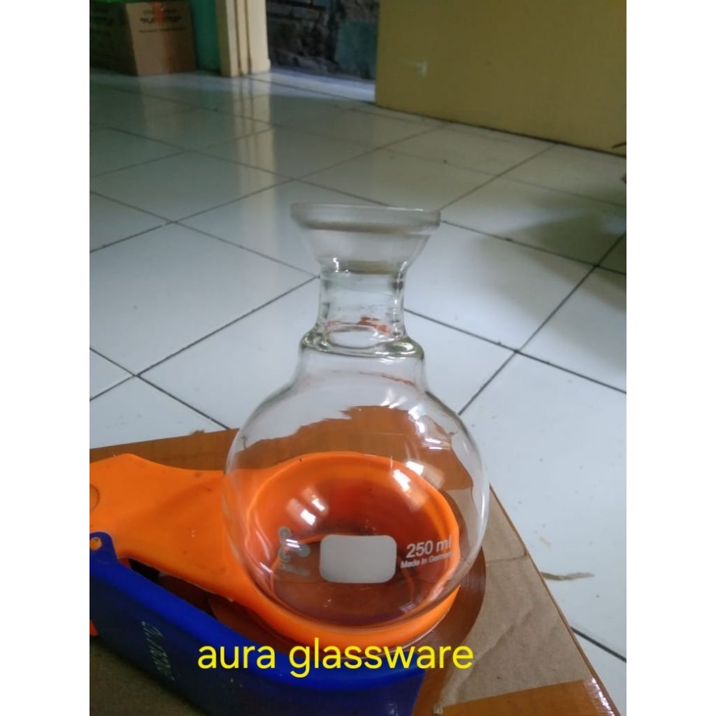 Jual receiver flask rotary evaporator s 35 250ml schott duran | Shopee ...