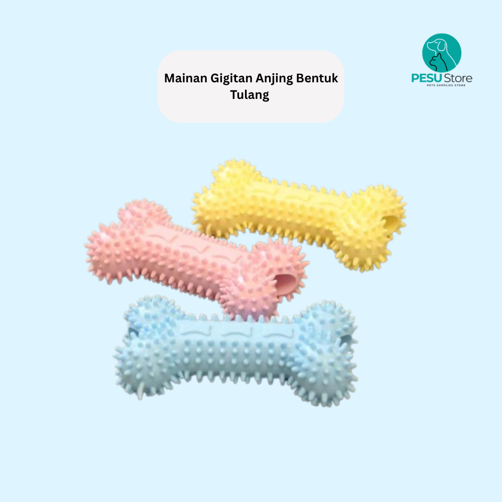 Jual Mainan Gigitan Anjing Bentuk Tulang – Teething Toy Dog Toy | Warna ...