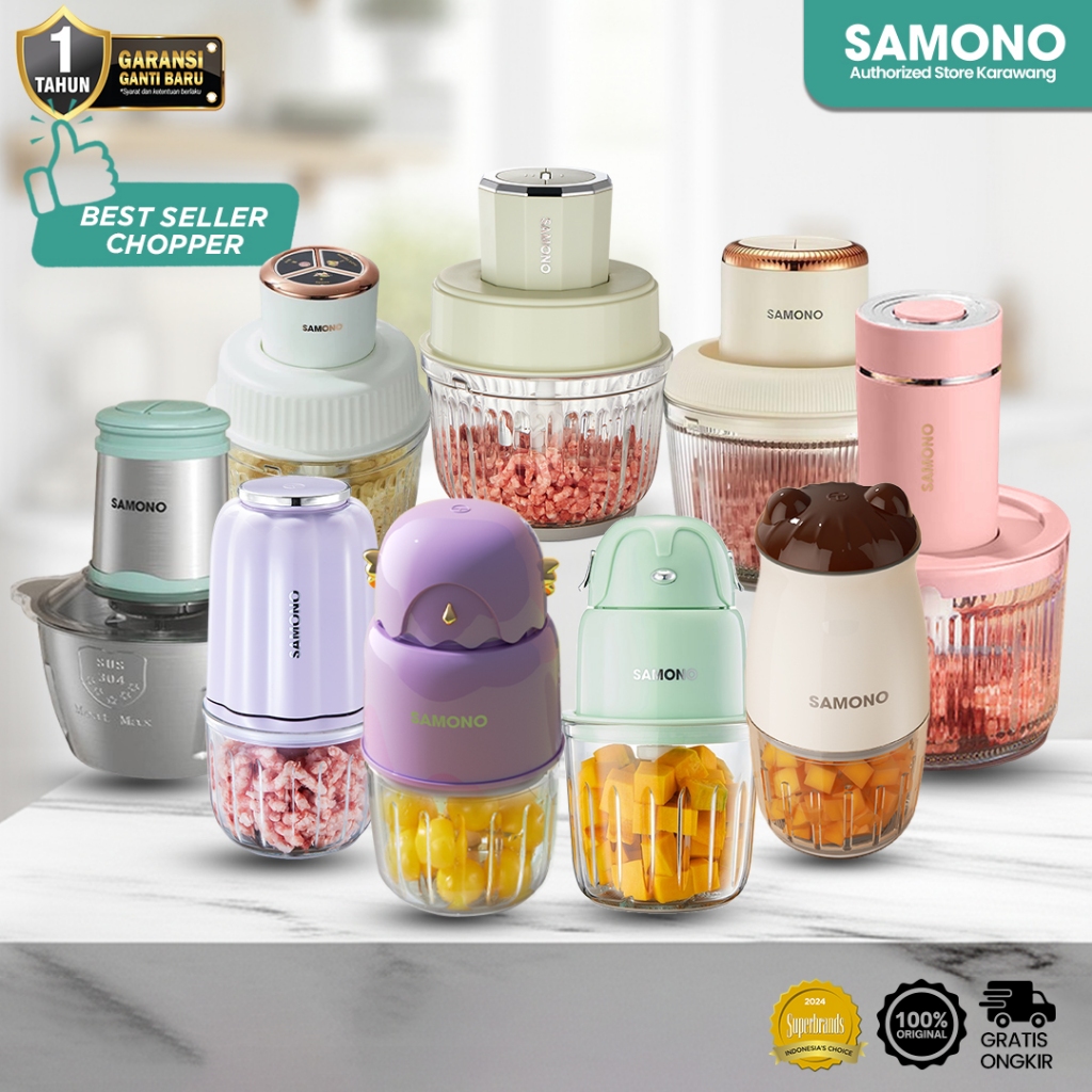 Jual SAMONO BEST SELLER Chopper 300ml sampai 2.5Liter Low Watt ...