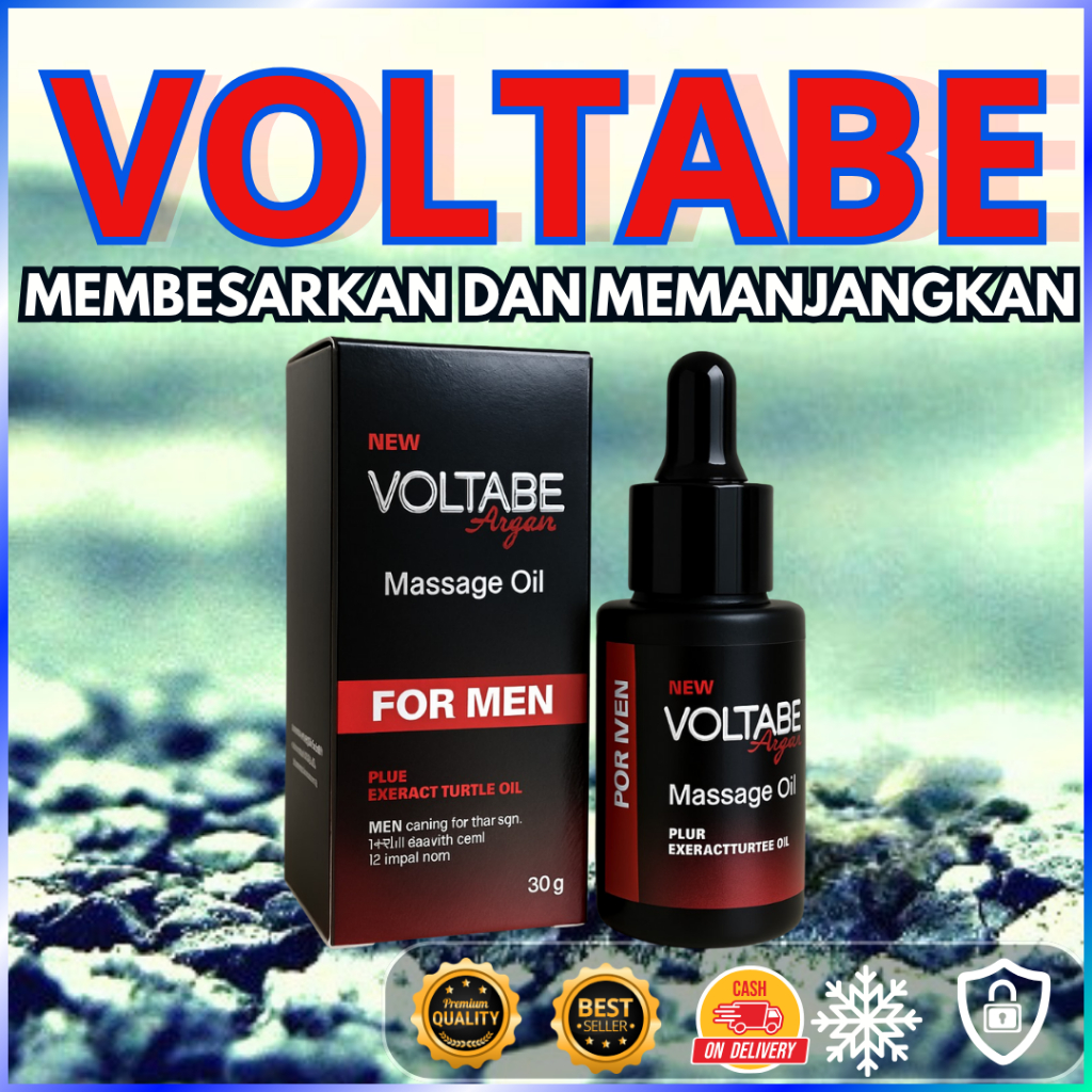 Jual (TERLARIS) VOLTABE ARGAN MASSAGE OIL PEMBESAR DIJAMIN 100% ...