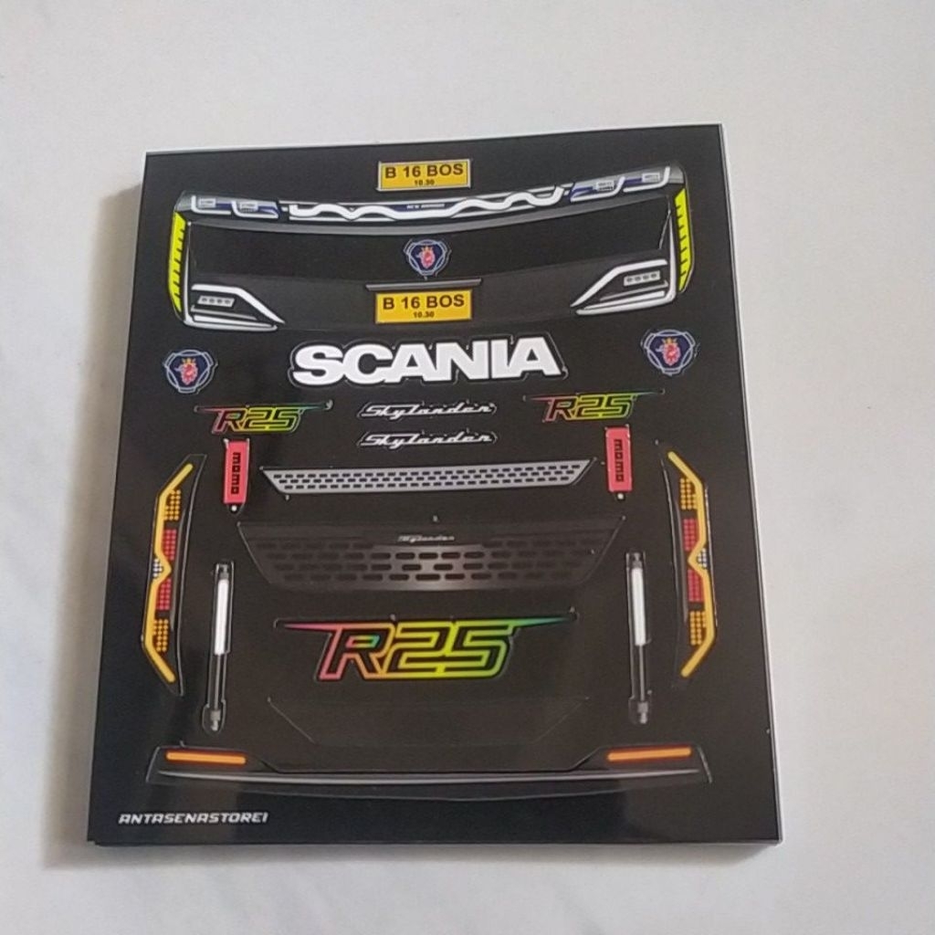 Jual Stiker Headlamp SKYLANDER R25 miniatur bus | Shopee Indonesia