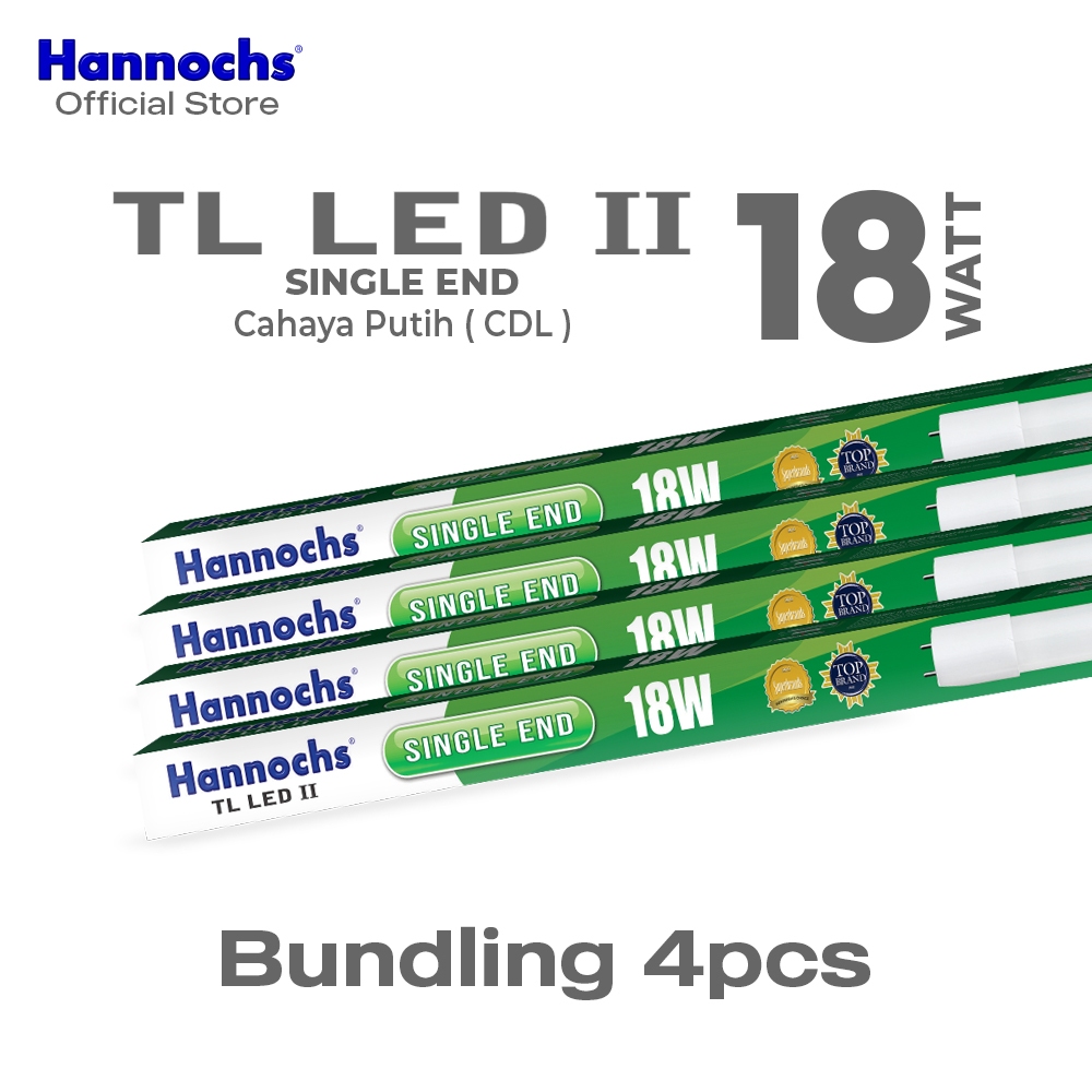 Jual Hannochs Lampu TL LED II Single End Tube Light 18W - Cahaya Putih ...