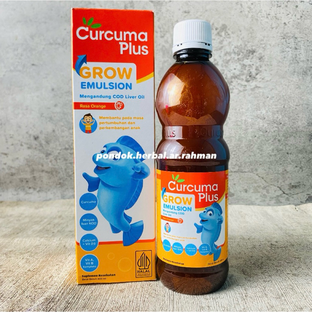 Jual CURCUMA PLUS GROW EMULSION 400ml | Shopee Indonesia
