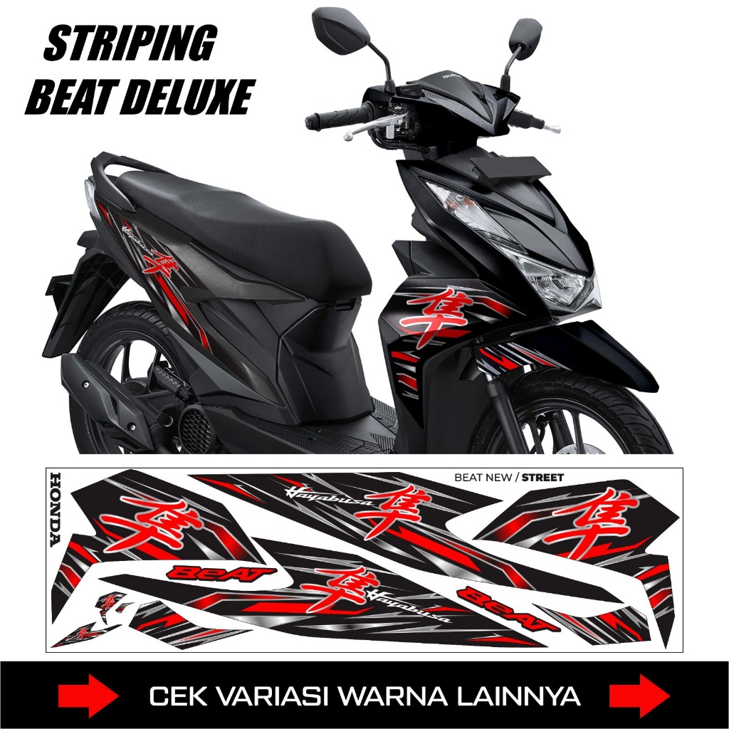 Jual STIKER STRIPING HONDA BEAT DELUXE / BEAT NEW / BEAT STREET 2020 ...