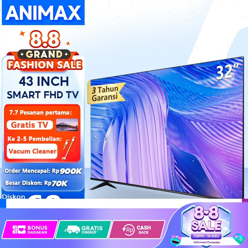 Jual Animax Sakura Smart TV Android 32 inch Android TV Digital 32 Inch TV LED Android 14.0 /OS ...