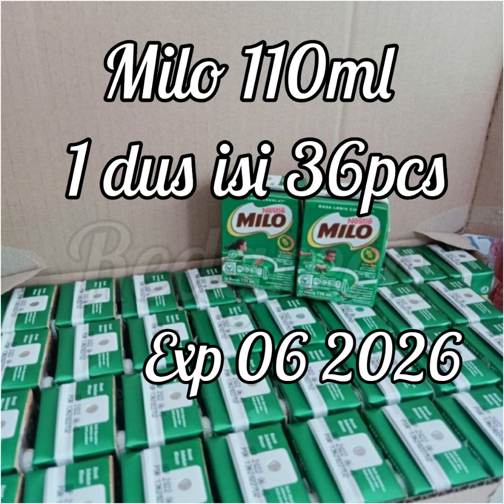 Jual Susu Milo 1 dus 110 ml isi 36 kotak active go 1 karton isi 36pcs ...