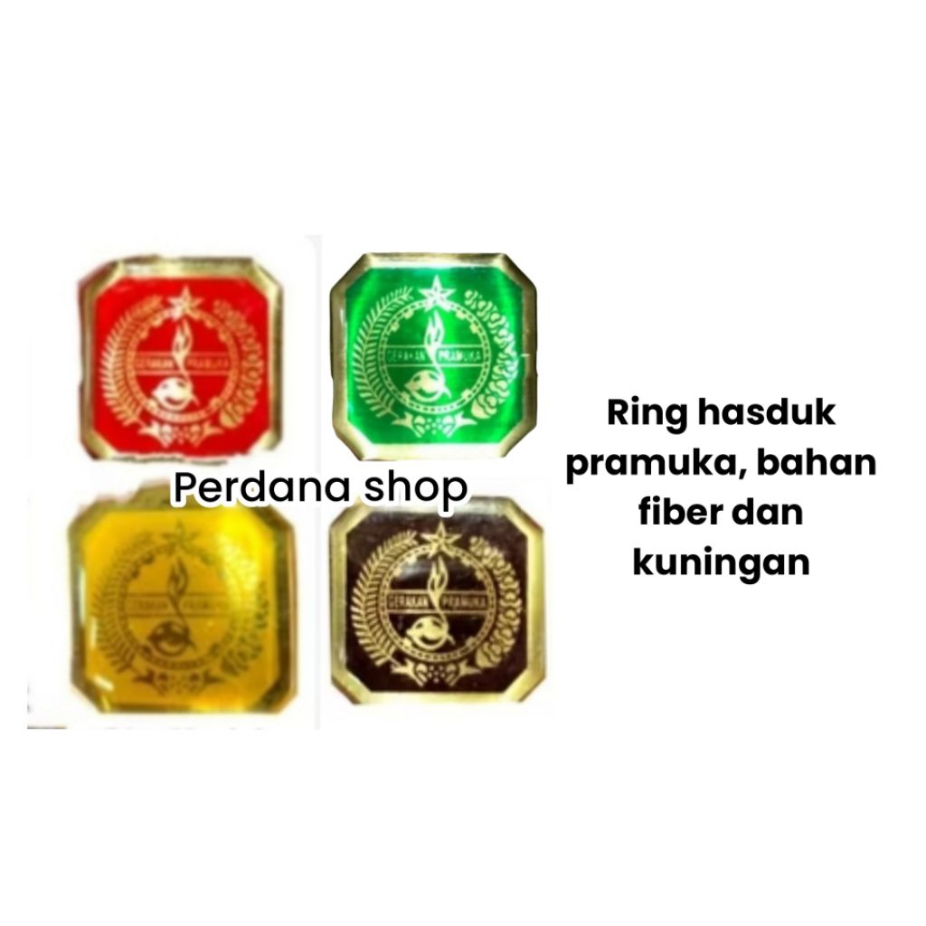 Jual ring hasduk pramuka bahan fiber dan kuningan | Shopee Indonesia