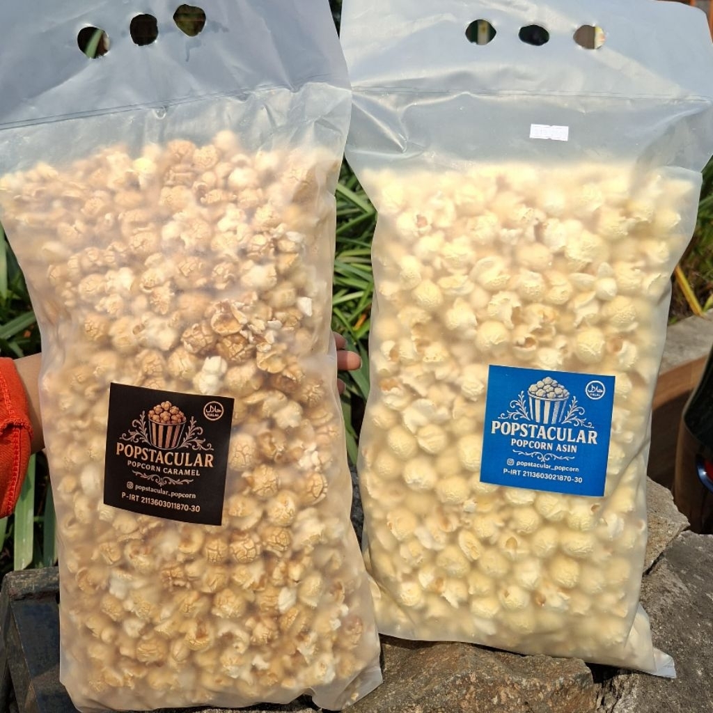 Jual NEW POPCORN CARAMEL / SALT JUMBO 500gr-snack sehat /cemilan murah ...