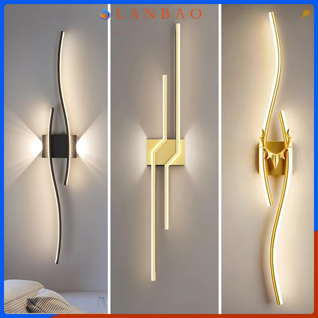 Jual Lampu Dinding Panjang Kreatif Minimalis Lampu Dekoratif Lampu ...