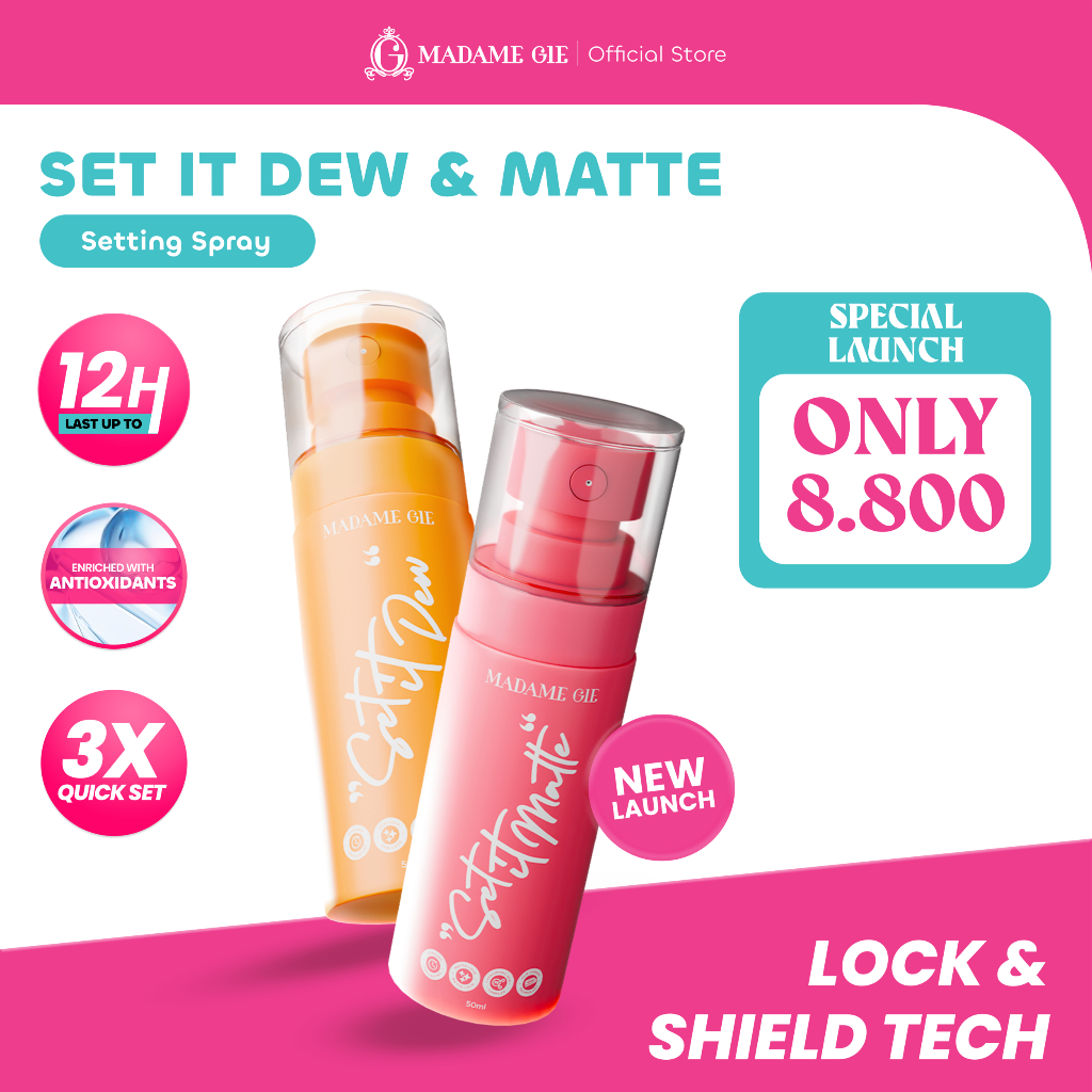 Jual [FLASH SALE] Madame Gie Set It Setting Spray - Setting Spray 50mL ...