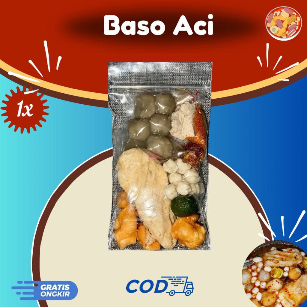 Jual paket hemat baso Aci Instan Original 3 Bungkus | Shopee Indonesia