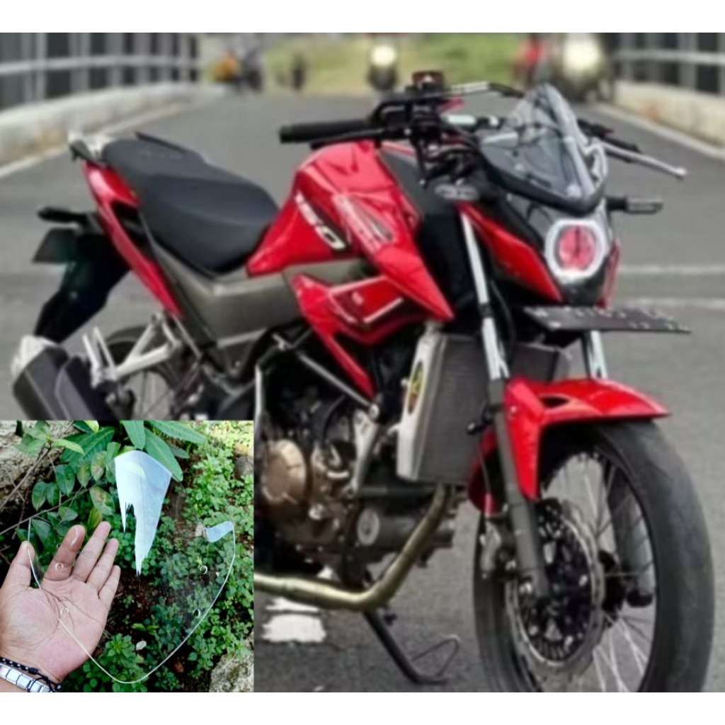 Jual VISOR CB150R MODEL JENONG CEPER 2015-2020 FREE BAUT | Shopee Indonesia