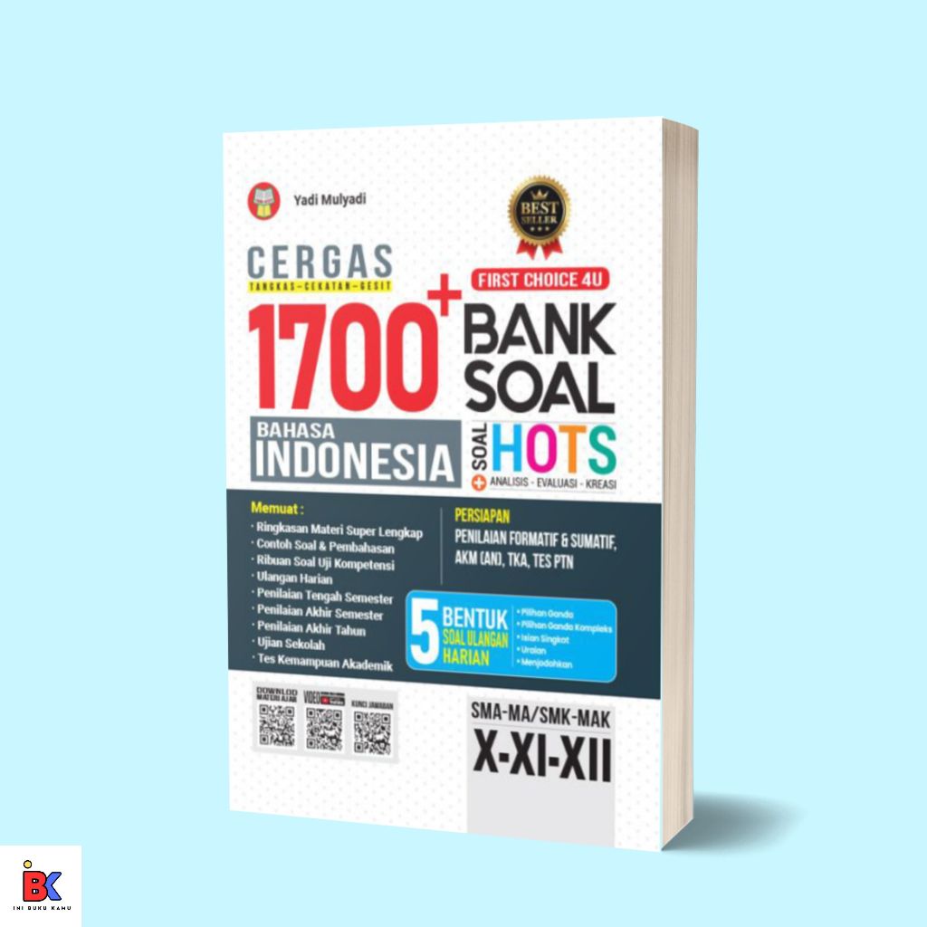 Jual Buku Cergas 1700 Plus Bank Soal Bahasa Indonesia SMA/MA/SMK Kelas X/XI/XII Kurikulum ...