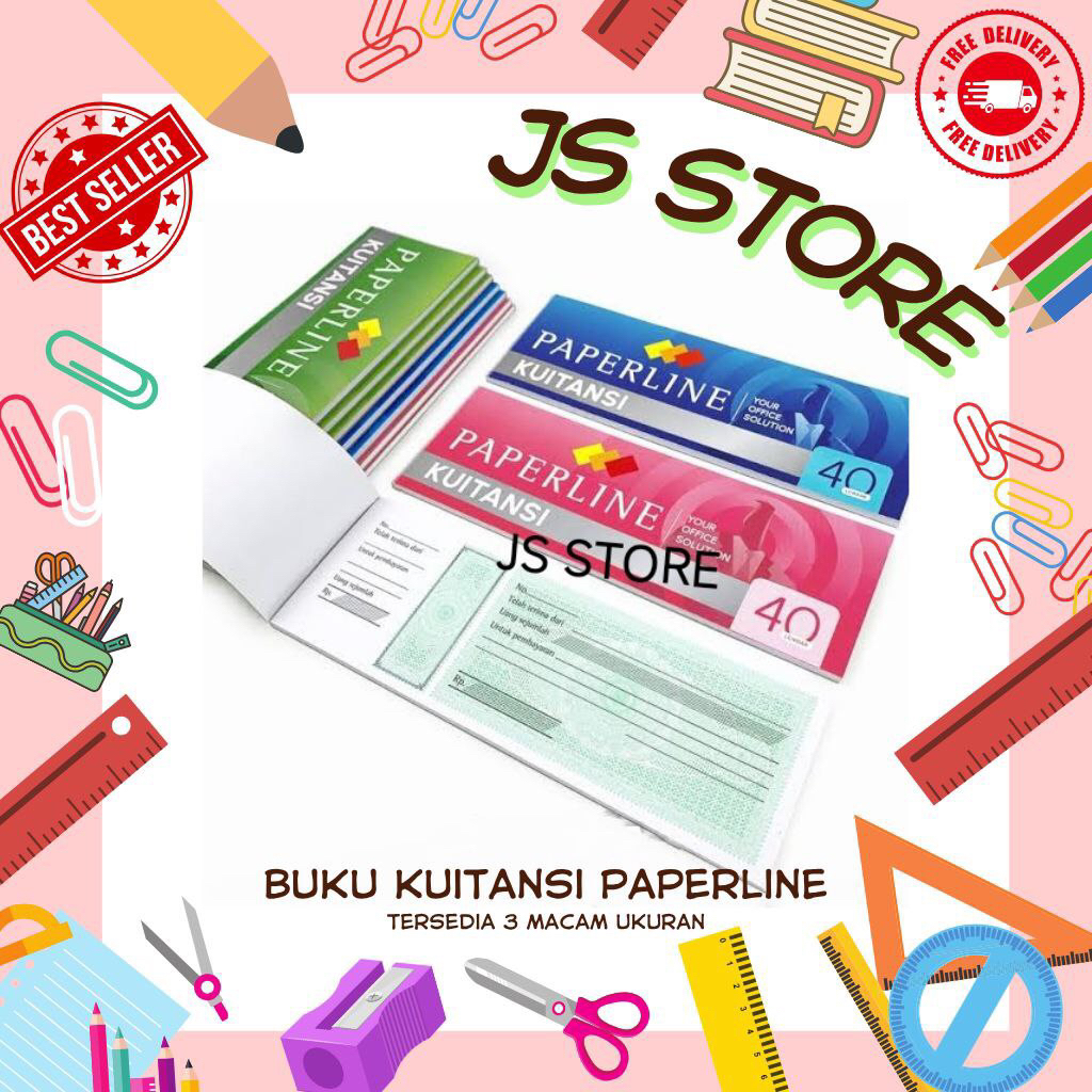 Jual Buku Kuitansi / Kwitansi Paperline Besar Sedang Kecil | Shopee ...